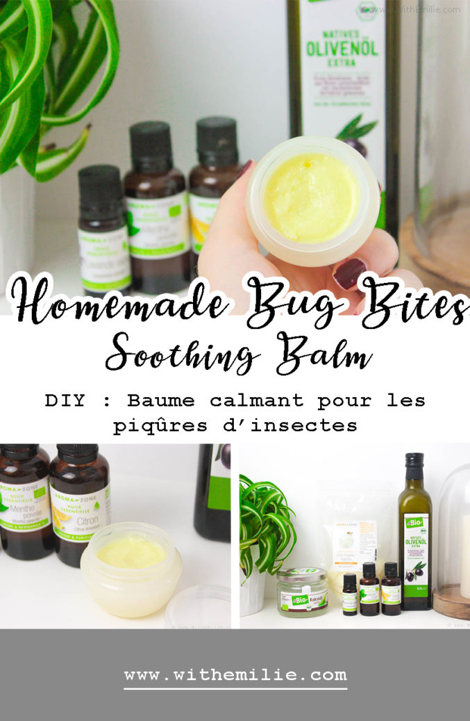 Baume Apaisant pour Piqûres d'Insectes Fait Maison | Homemade Bug Bites ...